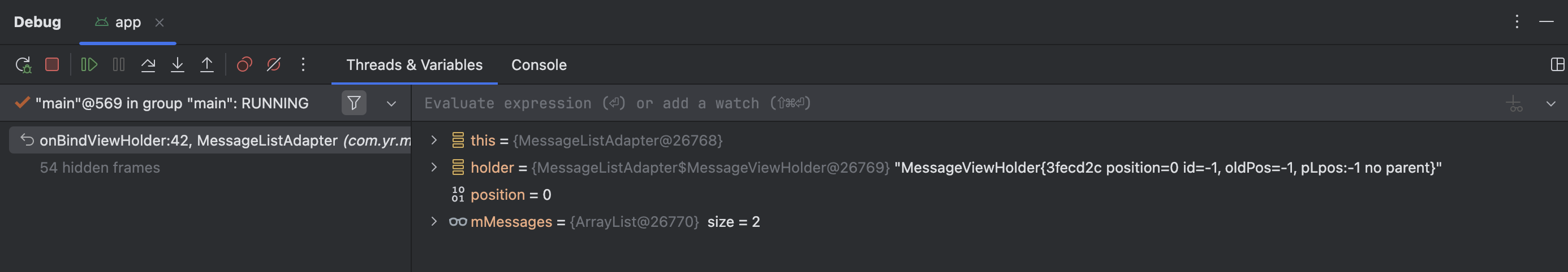 [Debug] 05-Android Studio 的 Debugger 操作 | YR's Blog